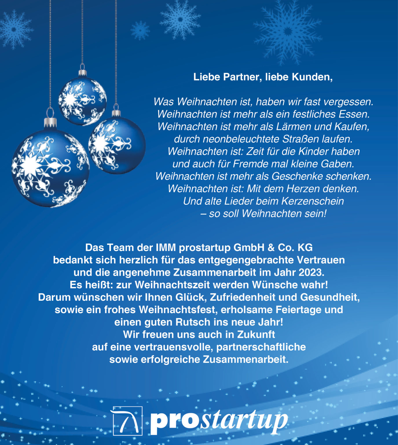 Frohe Weihnachten