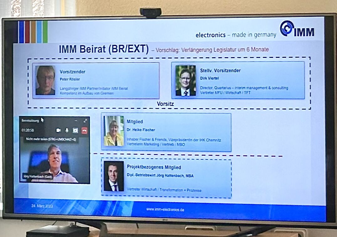 IMM Beirat – Ja oder Nein?